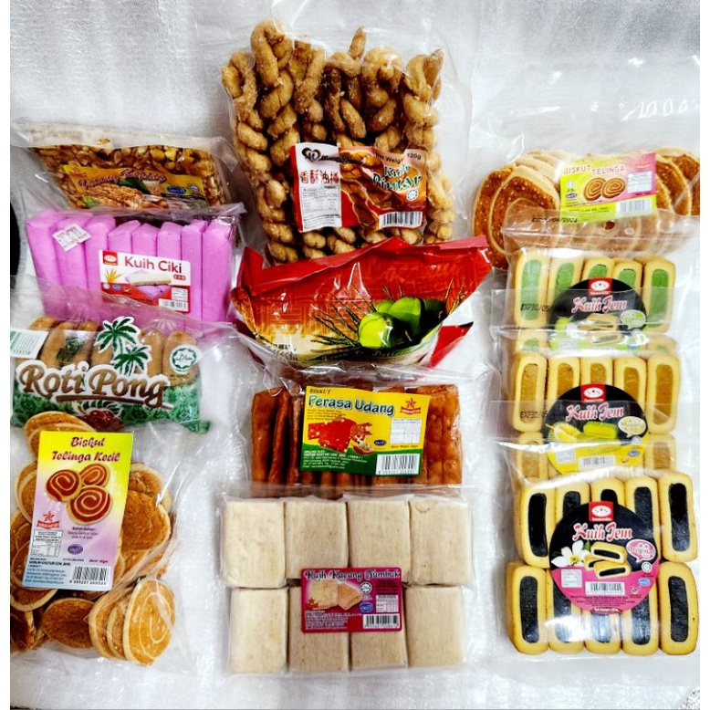 60g-120g Shrimp Biscuits Cake Jam Nuts Mashed Bread Pong Smart Ear Ciki ...