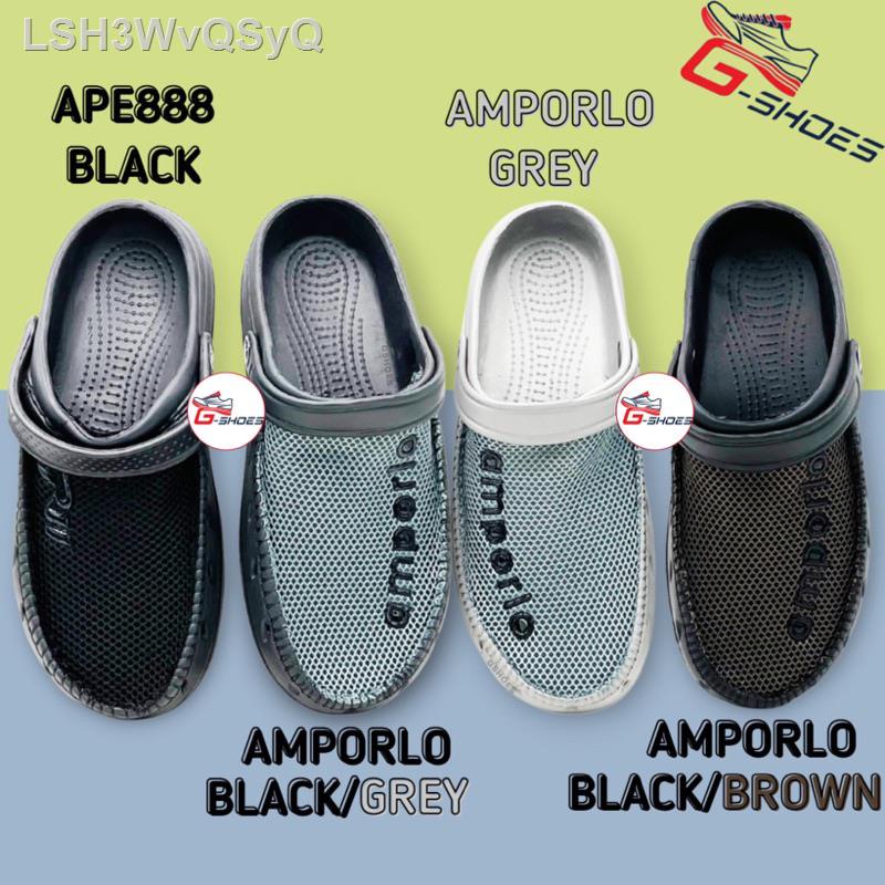 【new】 س[G-SHOES] M.Class Amporlo Men Crocs Mesh With Back Strap Sandals ...