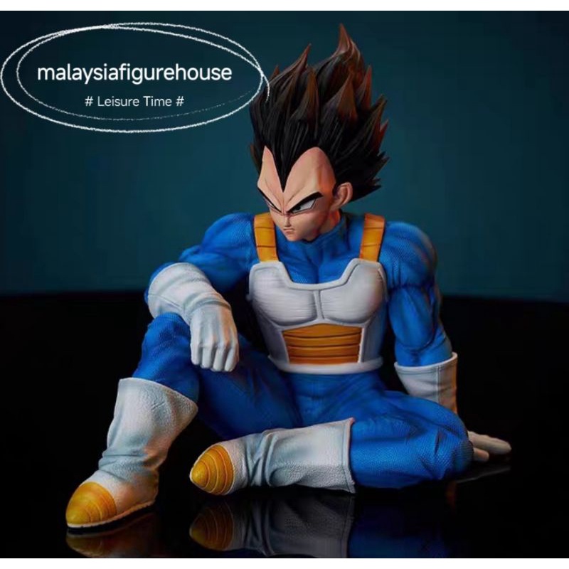 DRAGON BALL Z ANIME WINK VEGETA SIT POSITION COPY RESIN FIGURE STATUE ...