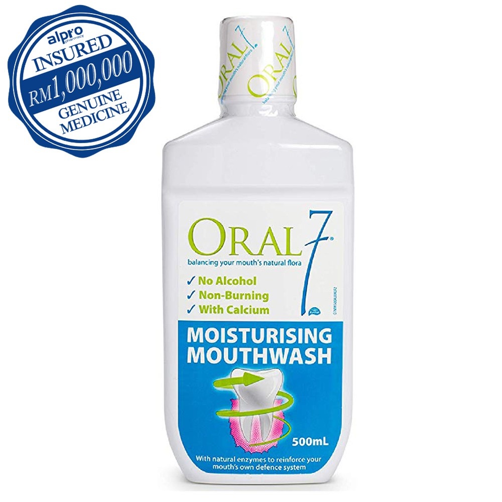Oral7 Moisturizing Mouthwash (500ml) | Shopee Singapore