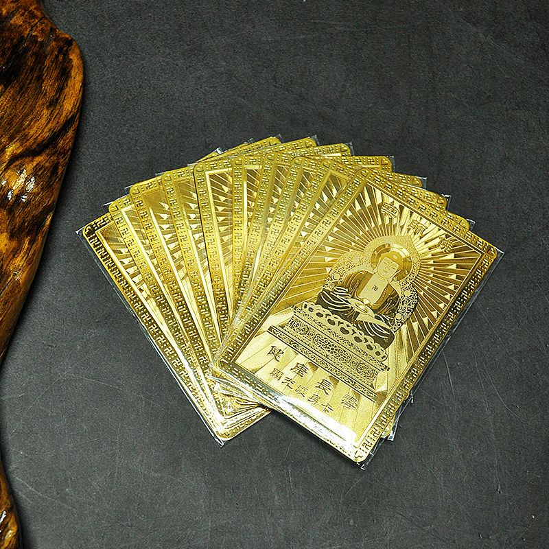 Jiuhua card medicine guru Buddha in pure copper carver benmingnian go ...