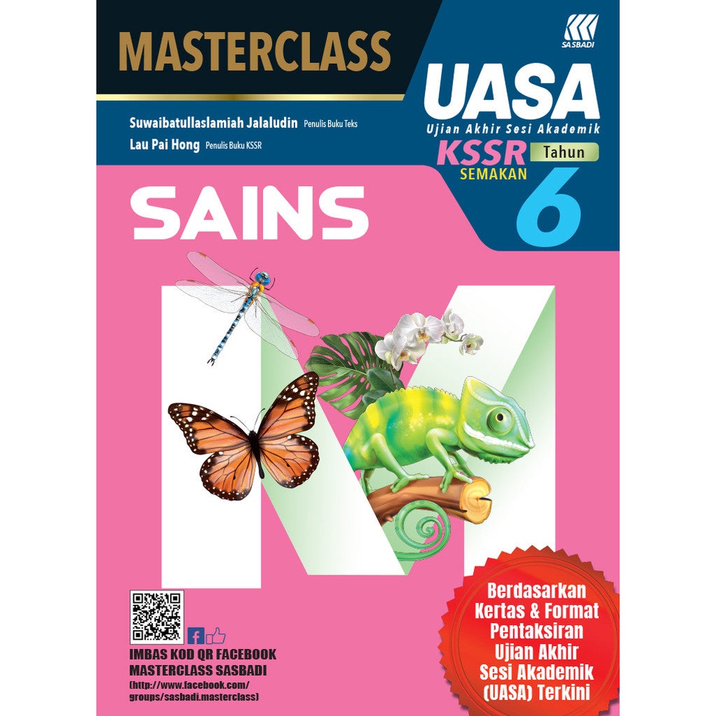 Sasbadi 2023: Reference MasterClass UASA KSSR Science 6th 9789837734456 ...
