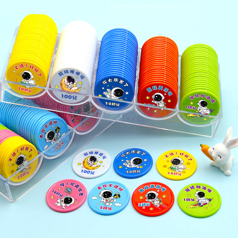 Children Points Reward Coins Learning Coins Reward Children's Points ...