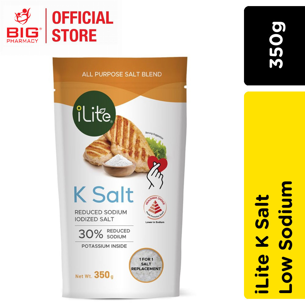 ILite K Salt 350g (Low Sodium Salt) | Shopee Singapore