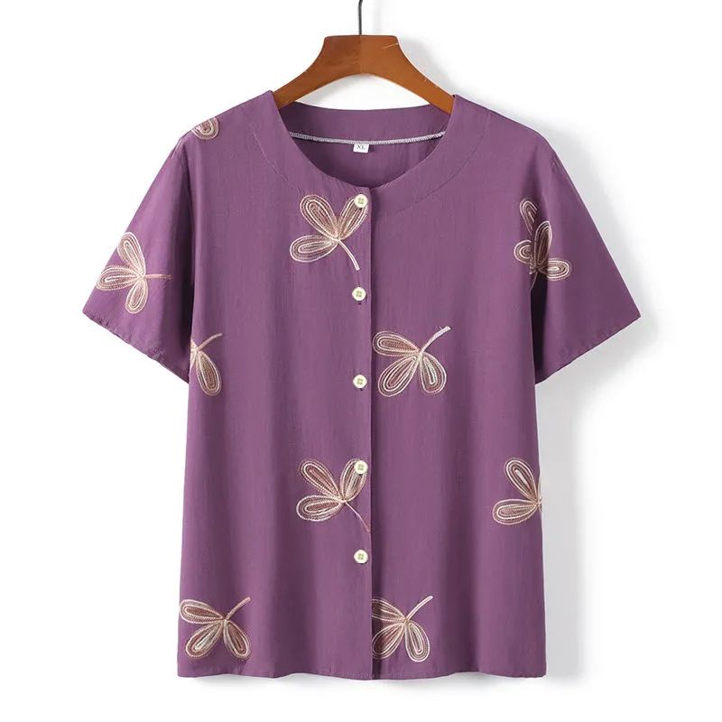 Elderly Clothes Suits 60 to 70 Years Old Grandma Clothes Middle-aged ...