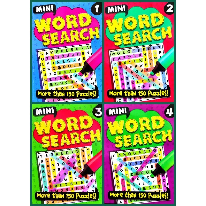 CARI KATA - MINI WORD SEARCH - MORE THAN 150 PUZZLES! (MIND TO MIND ...