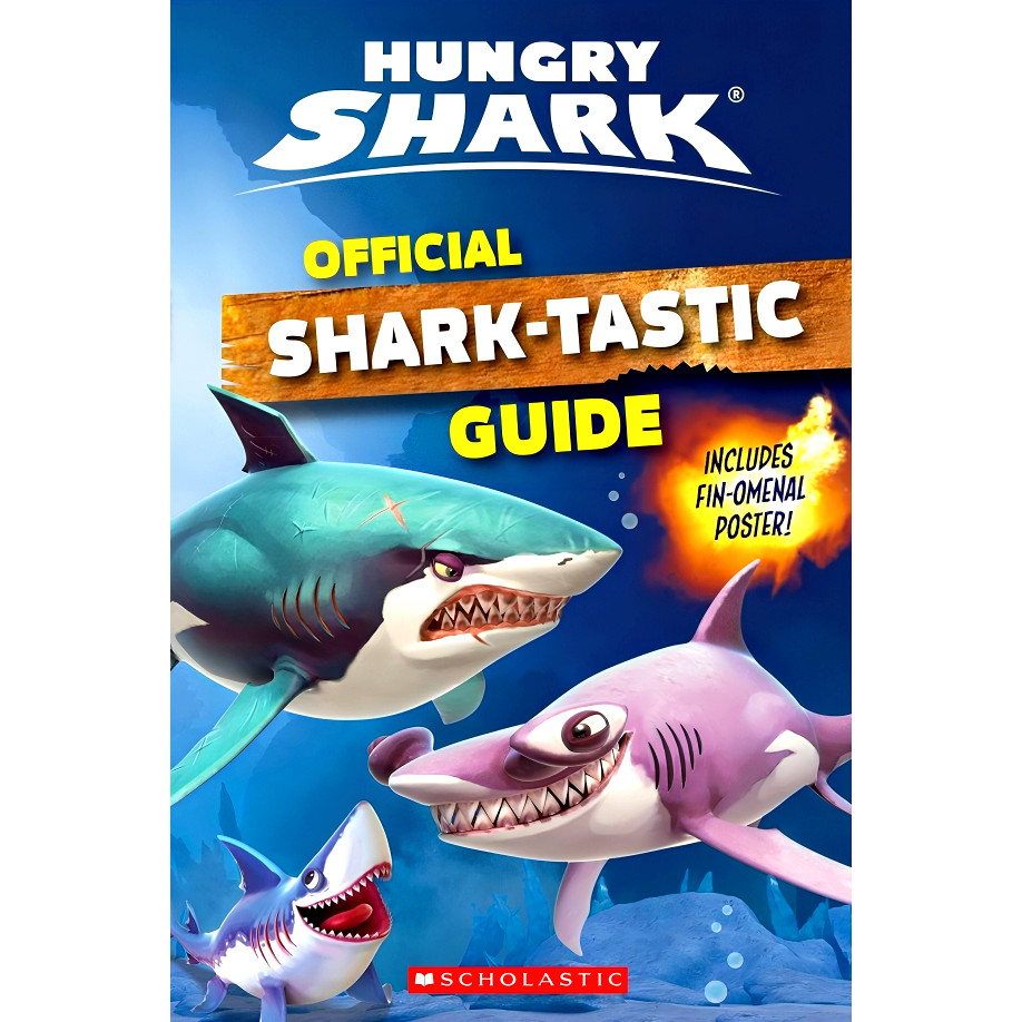 (BX) OFFICIAL SHARK-TASTIC GUIDE (HUNGRY SHARK) | Shopee Singapore