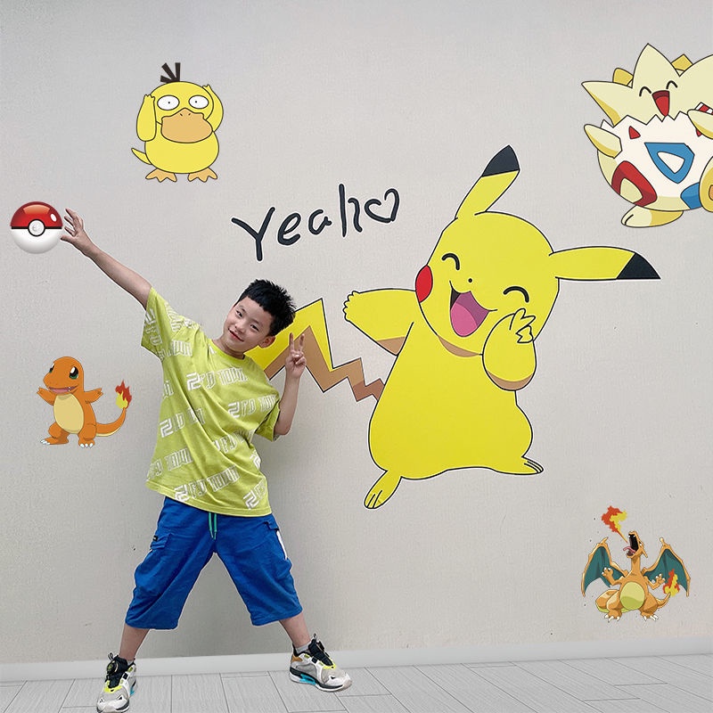 Pikachu Straw Pokemon Pokemon Pokemon Oversized Size Straw Self-adhesi ...