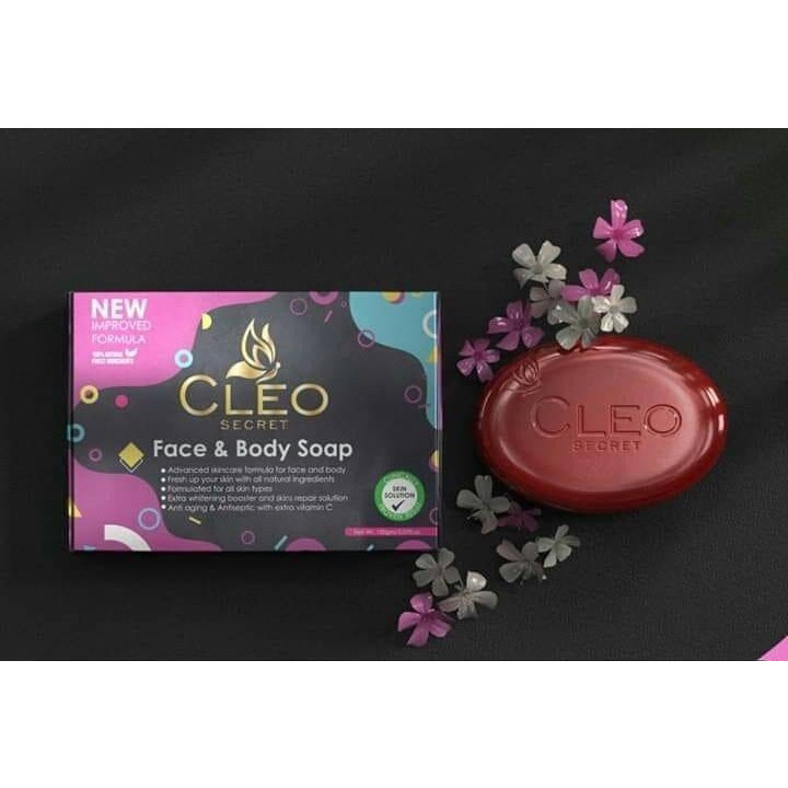 Cleo Secret Face & Body Soap 100grm Sabun Cleo Cleo Soap | Shopee Singapore