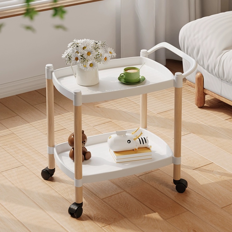 Mobile Trolley Sofa Side Mini Mini End Table With Pulleys Living Room ...
