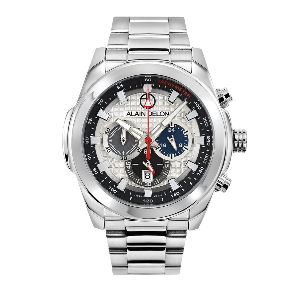 Alain Delon Men Watch Chronograph AD476-1312C (Free Strap) | Shopee ...