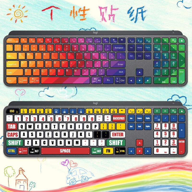 Keyboard Sticker Logitech MX Keys Craft Keyboard Sticker Button Sticker ...