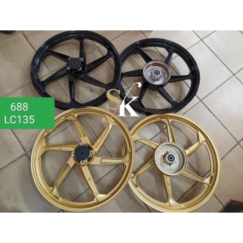 SPORTRIM 688 ENKEI 6BATANG EX5 W100 RS150 LC135 Y15ZR Y125Z KRISS 1 W125 W110 (SEKALI BEARING ...