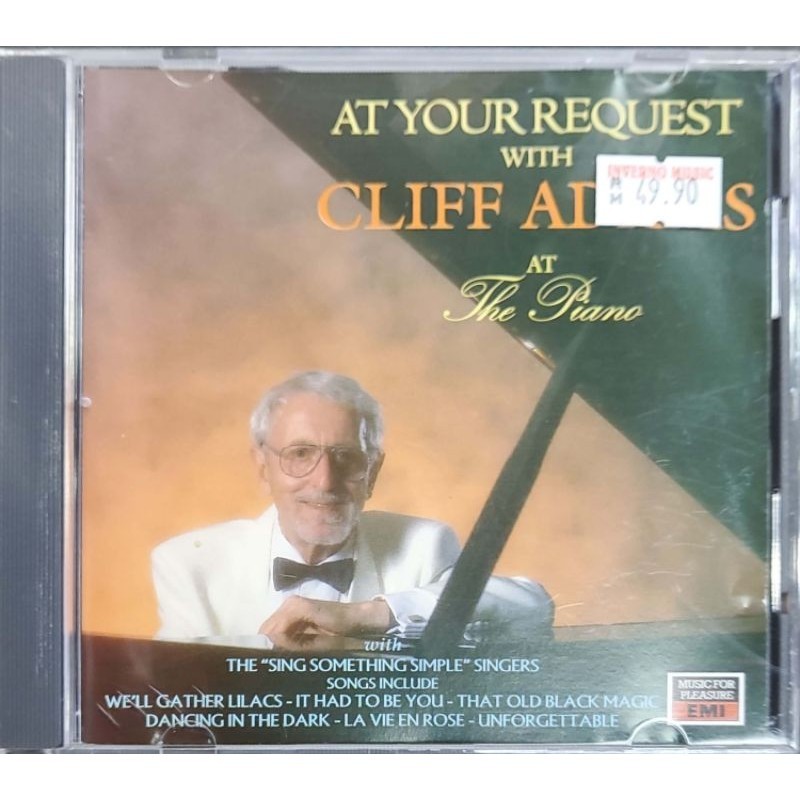 Cliff Adams - At Your Request With : At The Piano (CD) | Shopee Singapore