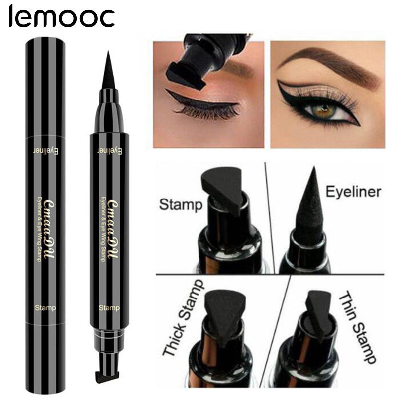 [Shopee Choice] 2 in 1 Liquid Eyeliner Stamp Pen Eye Liner pencil ...