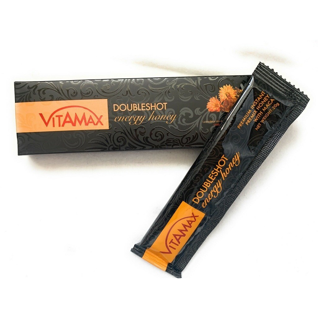 Vitamax Doubleshot Energy Honey for Men - Permium Instant Premix Honey ...
