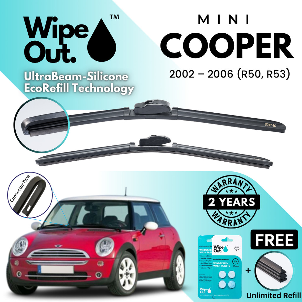 [PREMIER] WipeOut UltraBeam Silicone EcoRefill-Technology Wiper MINI ...