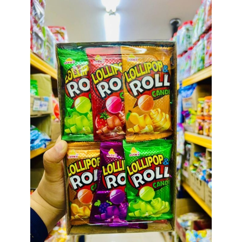 30S SANWA LOLLIPOP ROLL & CANDY HALAL | Shopee Singapore