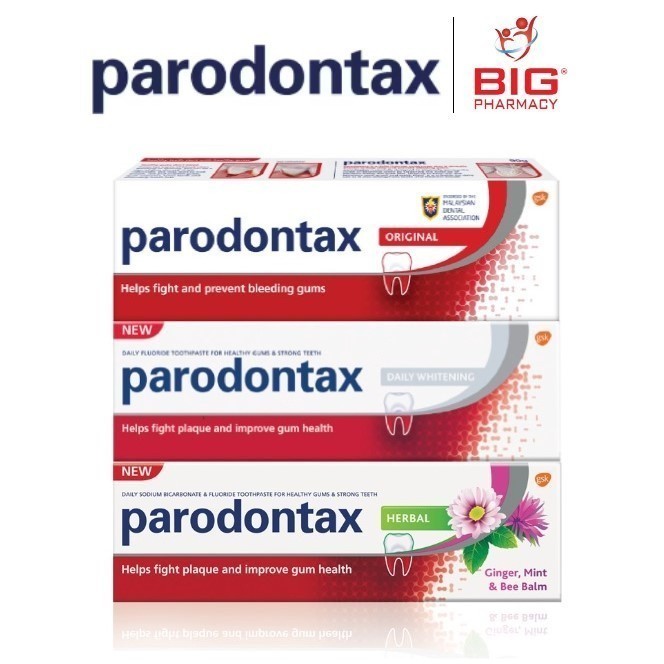 Parodontax toothpaste / Herbal / Daily Whitening 90G / 2X90G | Shopee ...