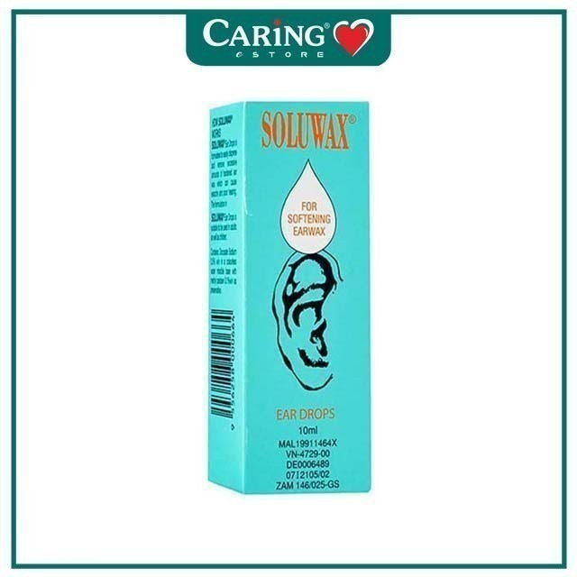 SOLUWAX EAR DROPS 10ML (CARING PHARMACY) | Shopee Singapore