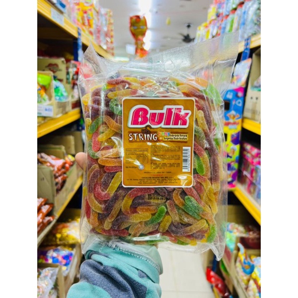 800g Jelly Bulk String Fruity Gummy Candy / Gula Gula Kenyal Berperisa ...