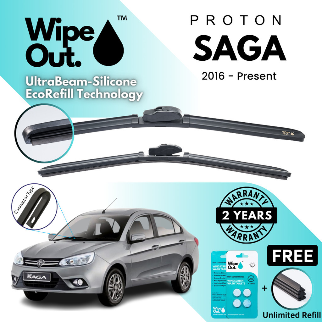 [PREMIER] WipeOut UltraBeam Silicone EcoRefill-Technology Wiper Proton ...