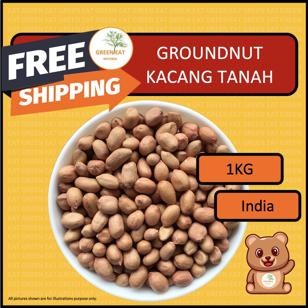 Peanuts / Groundnut 花生 1kg | Shopee Singapore