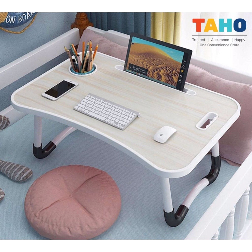 Meja belajar Study table Meja lipat Laptop table Small table Bed table ...