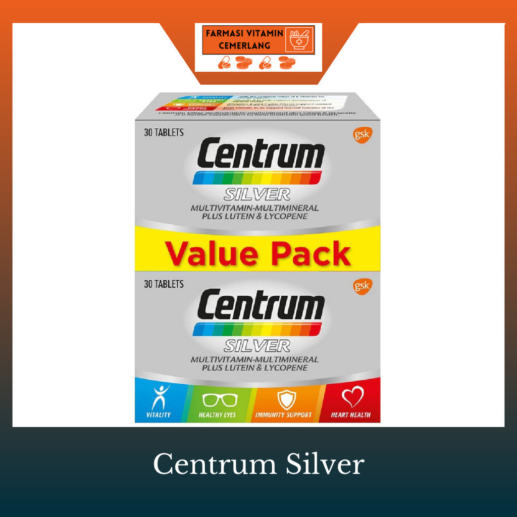 Centrum Silver 30's x 2 (EXP 07/2025) | Shopee Singapore