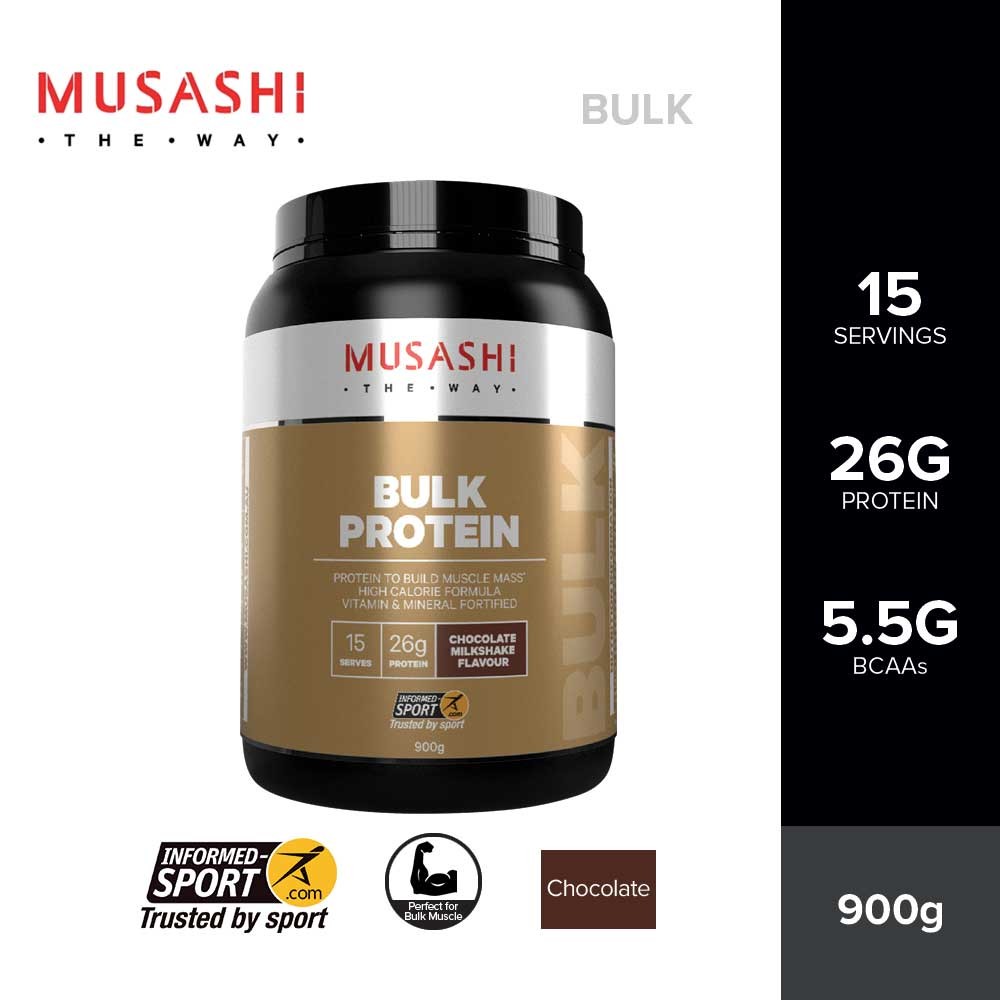 MUSASHI Bulk Protein Powder to Support Mass Muscle Growth - Chocolate ...