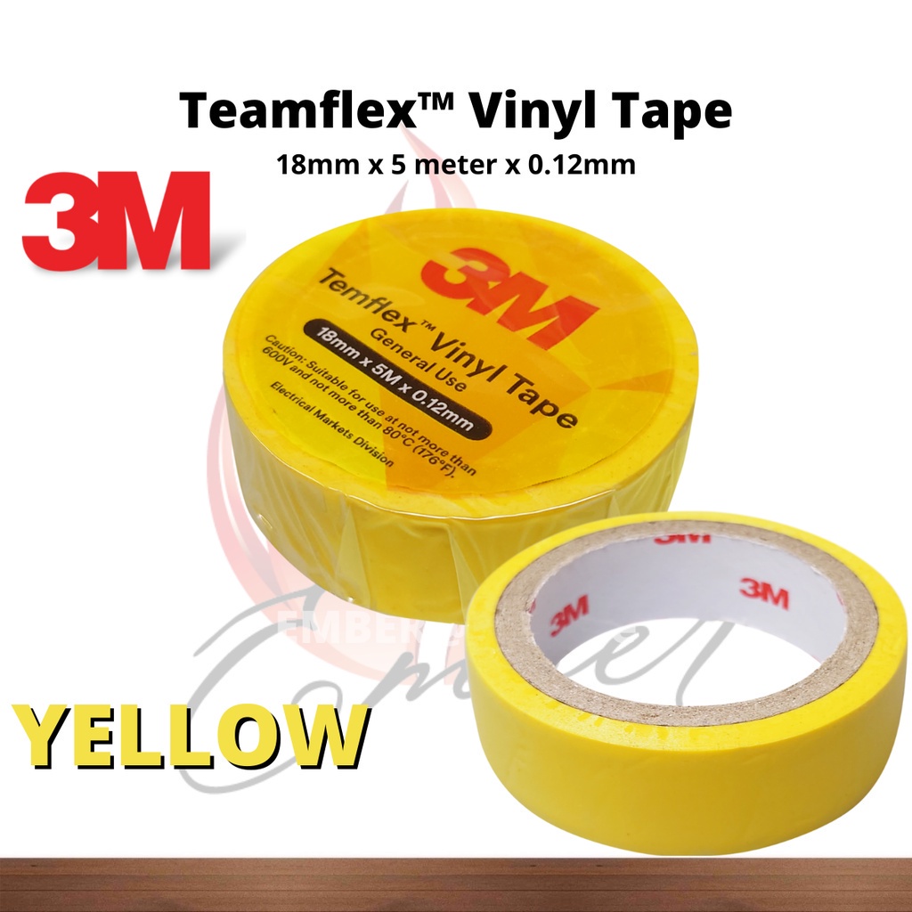 3M Electrical Tape Temflex Vinyl Tape PVC Waterproof Wire Tape ...