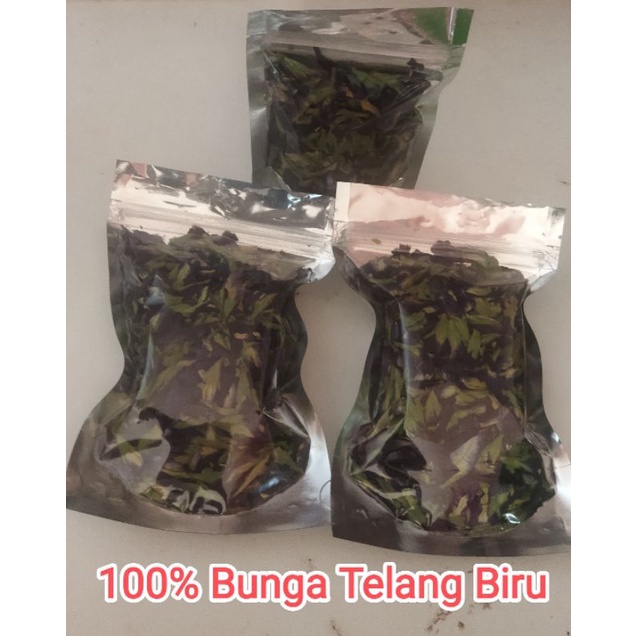 Bunga Telang Kering (Dried Butterfly Pea Flower) | Shopee Singapore
