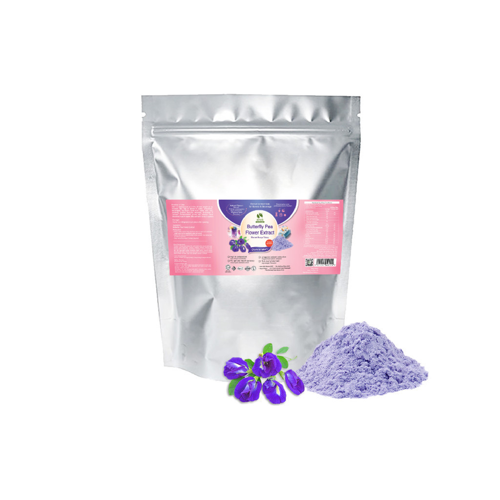 [Halal] Bionutricia Butterfly Pea Flower Extract Powder 1kg, Green ...