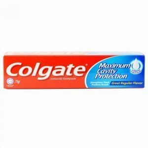 Colgate Toothpaste Maximum Cavity Protection Great Regular (75g ...