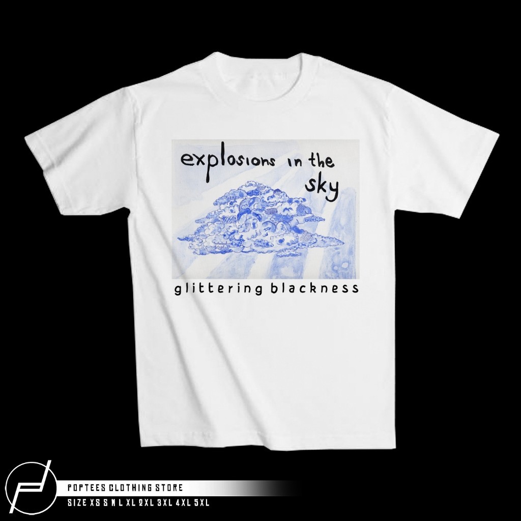 EXPLOSION IN THE SKY BAND 100% COTTON T-SHIRT UNISEX GRAPHIC PRINTED XS ...