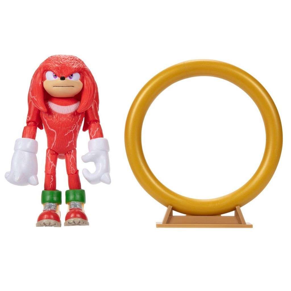 Sonic The Hedgehog Movie 2 Knuckles 10Cm Figure With Ring | Shopee ...