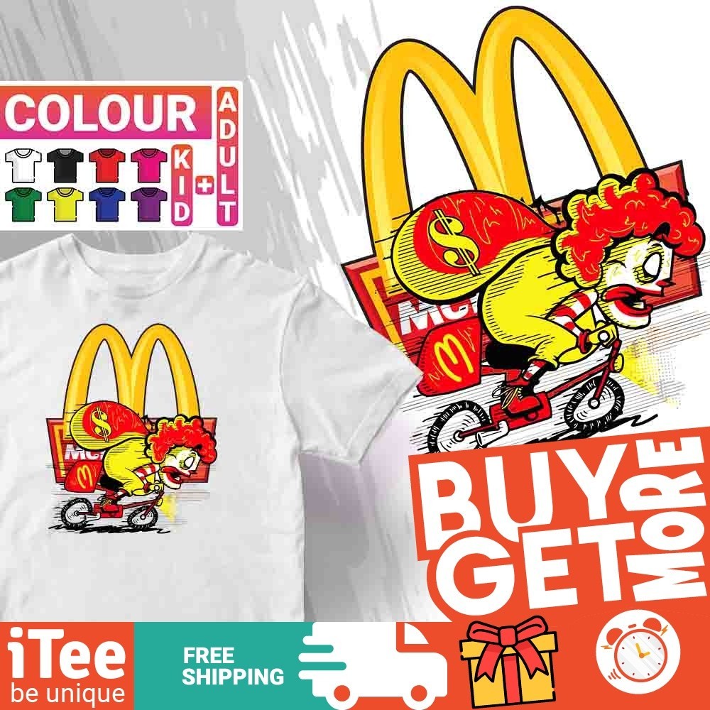 Mcdonald Happy Meal Mccafe French Fries Burger Kids Boy Cotton T Shirt ...