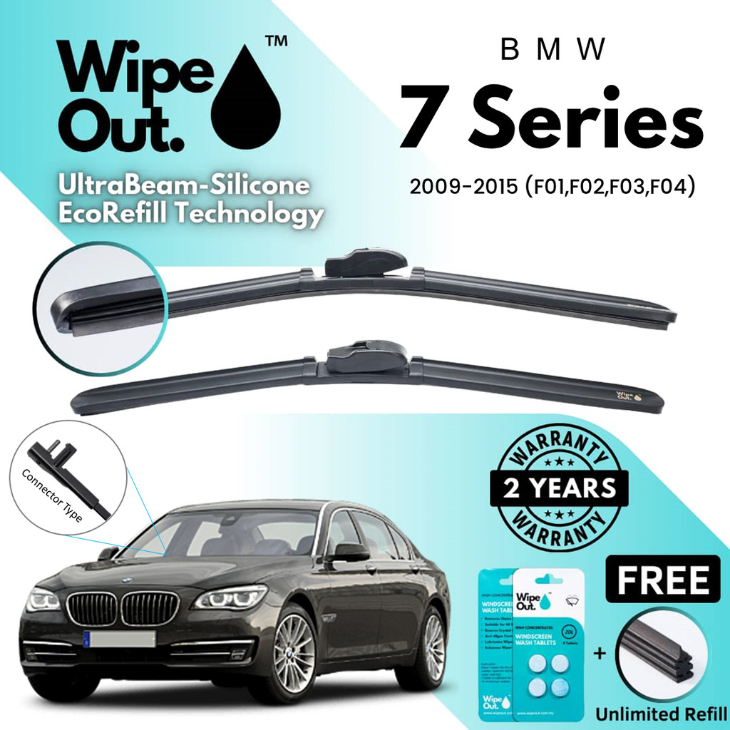 [PREMIER] WipeOut UltraBeam Silicone EcoRefill-Technology Wiper BMW 7 ...