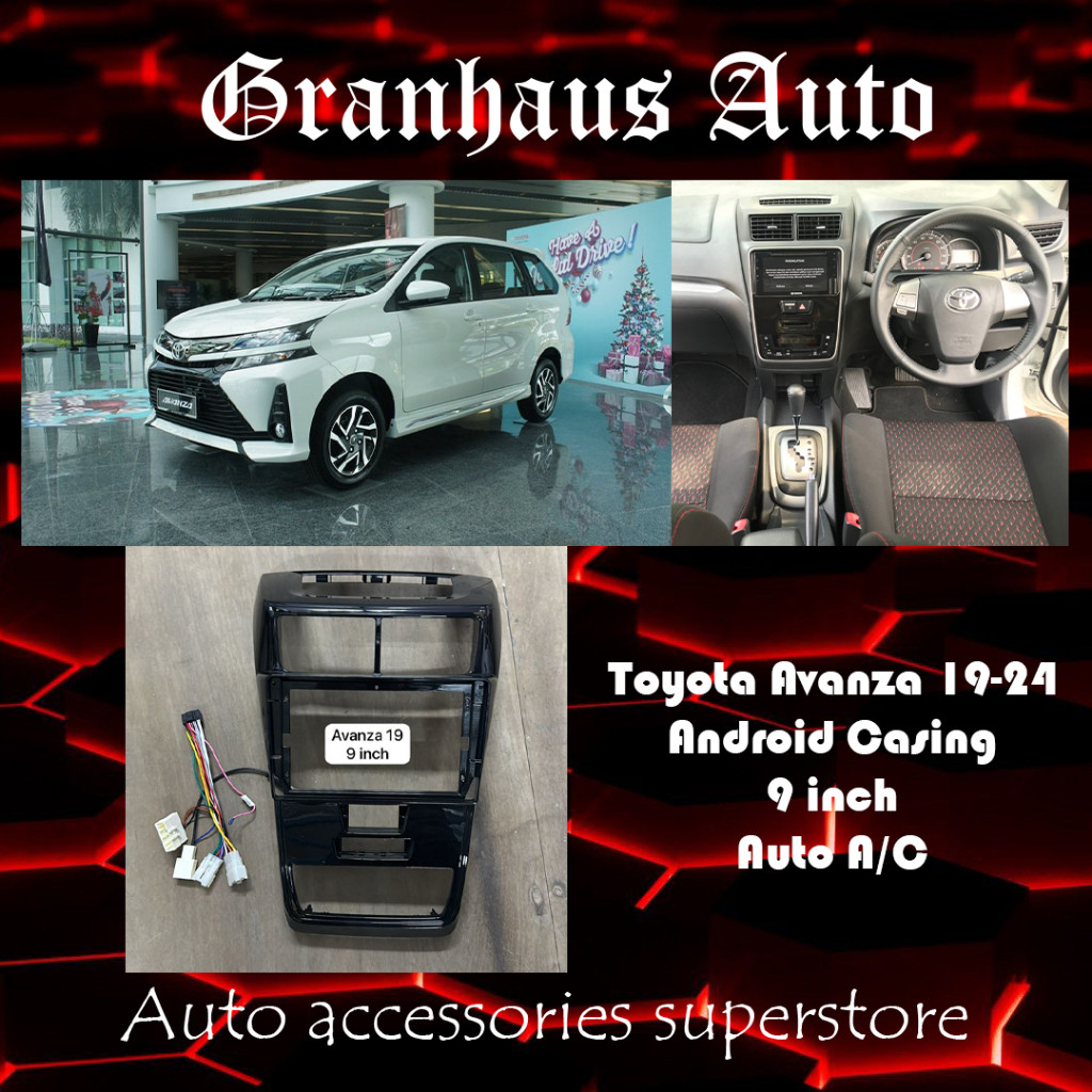Toyota Avanza 2019 - 2024 9 inch Android Player Big Screen Player ...