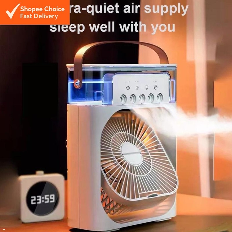 3-in-1 Air Cooler Fan | USB Portable Handheld | Humidifier & Air ...