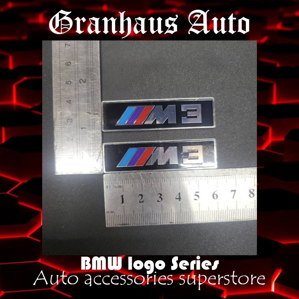 BMW M3 E46 Side Fender OEM Emblem Logo | Shopee Singapore