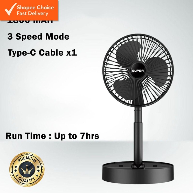 New Kipas Mini Adjustable Mini Fan Kipas Small Cooling Handy Desk Home ...