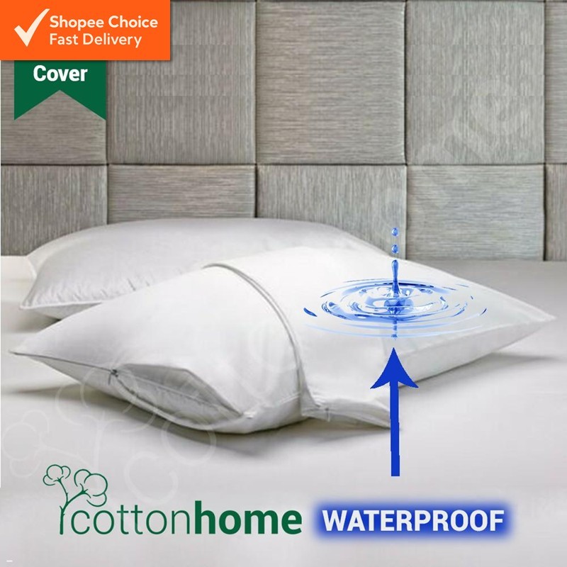 Waterproof Pillow Cover with Zip – 18x28in Microfiber Case, Anti ...