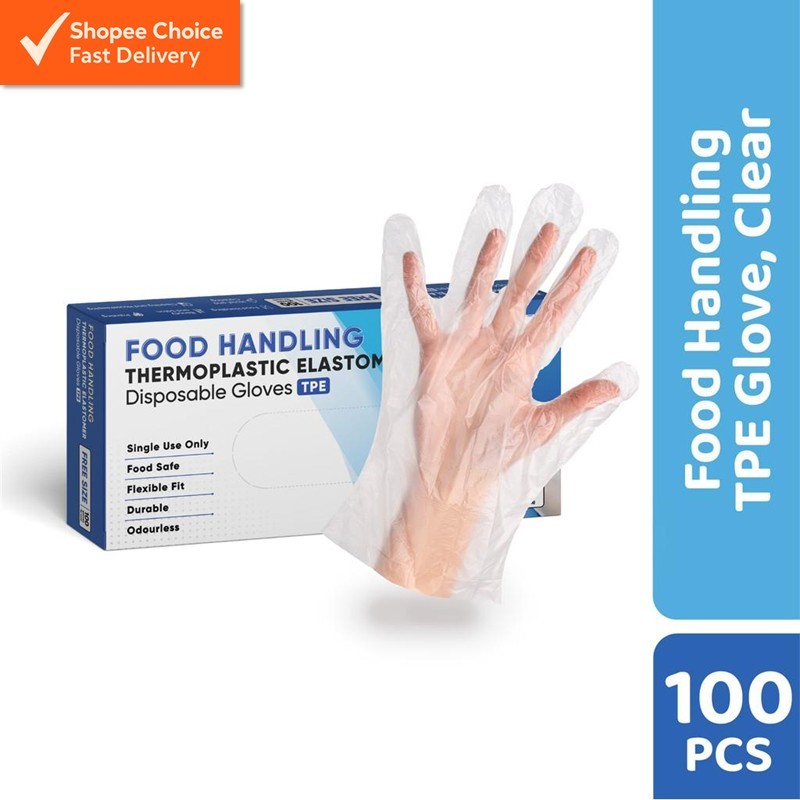 Top Glove TPE Disposable Gloves for Food Handling – Thermoplastic ...
