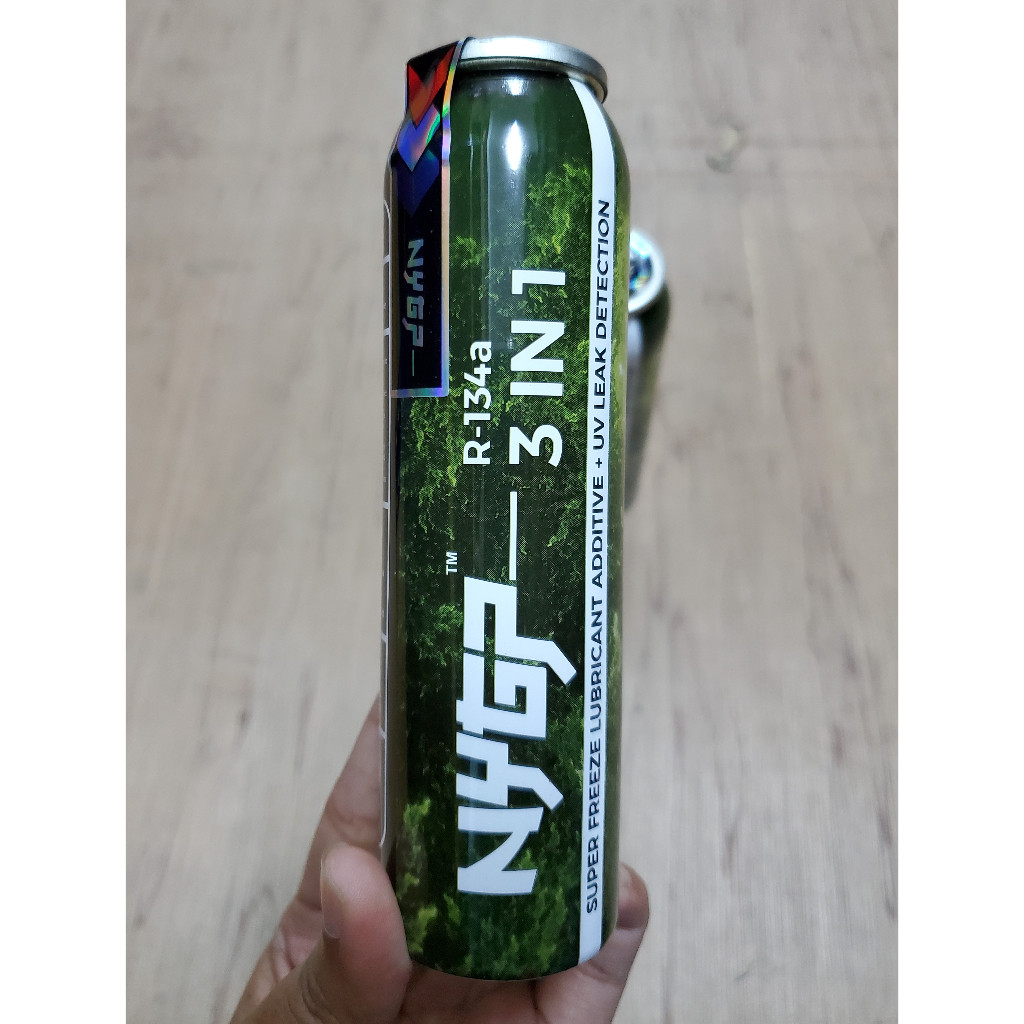 Compressor Oil Treatment With Gas R134a & UV Dye & OIL 3 in 1 LEAK ...
