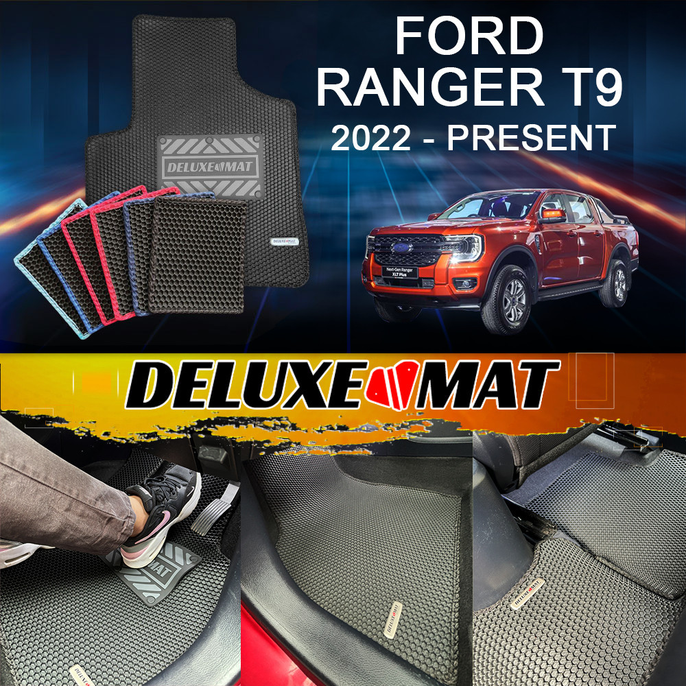 Deluxe Mat Ford Ranger T9 2022 2023 2024 2025 Car Carpet Car Mat Car ...