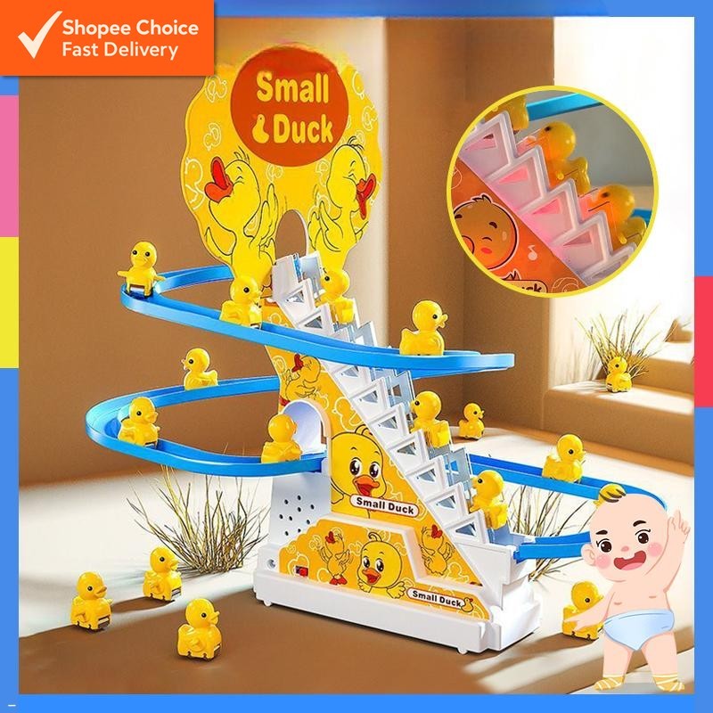 Bella Duck Track Toy – Child-Safe Build Stair Climbing Educational Toy ...
