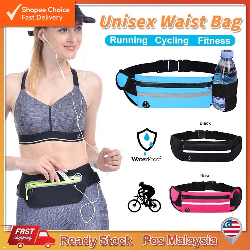 Unisex Waterproof Running Waist Gym Sports Bag for Cycling Exercise ...