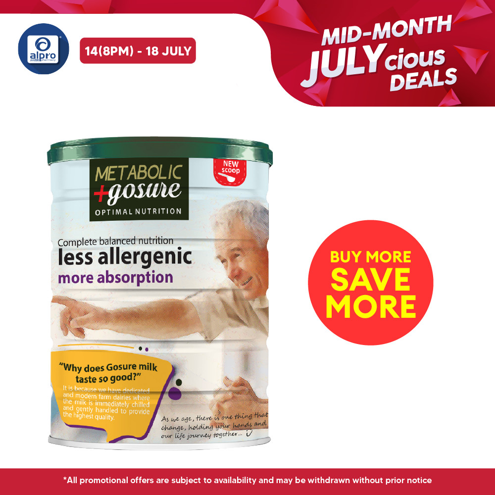 Alpro Pharmacy Exclusive - Metabolic + Gosure (700g) | Shopee Singapore