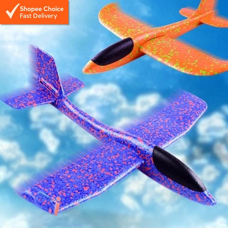 LED Foam Airplane Glider Toy – Hand Throw Flying Plane with Lights for ...